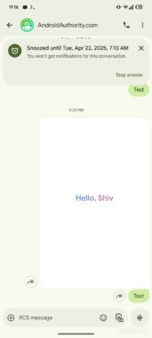 Here's how Google Messages could soon let you snooze chats (APK teardown)