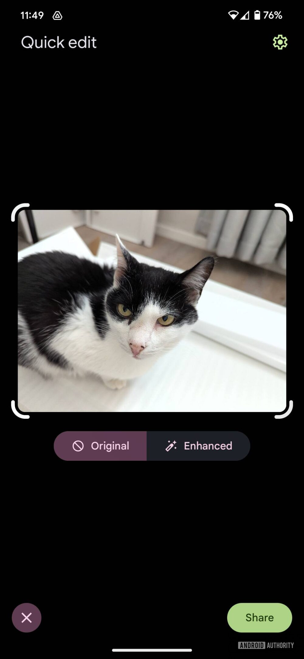 Google Photos makes quick edits easier when sharing images