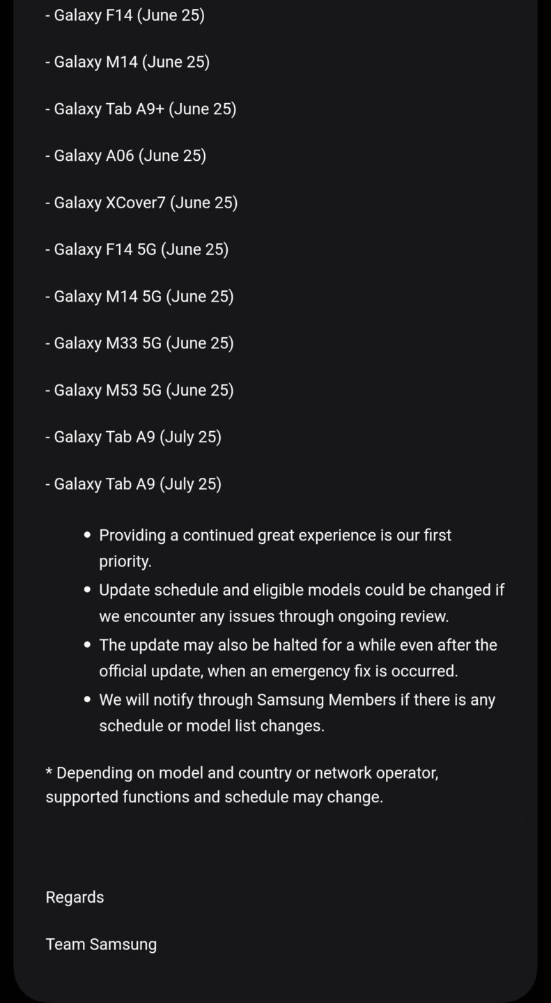 Samsung's One UI 7 rollout could go on even when others start receiving Android 16 - Android ...