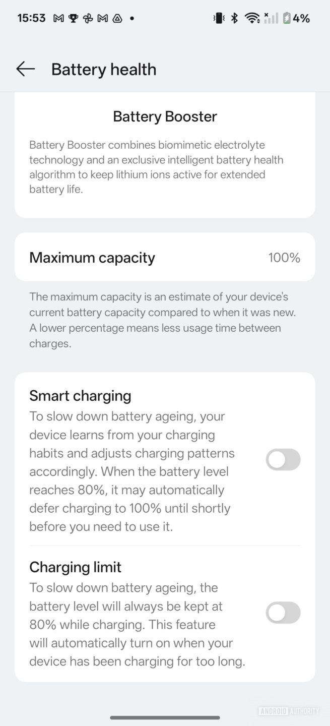 OnePlus 13 gets customizable battery charging limit on Android 16