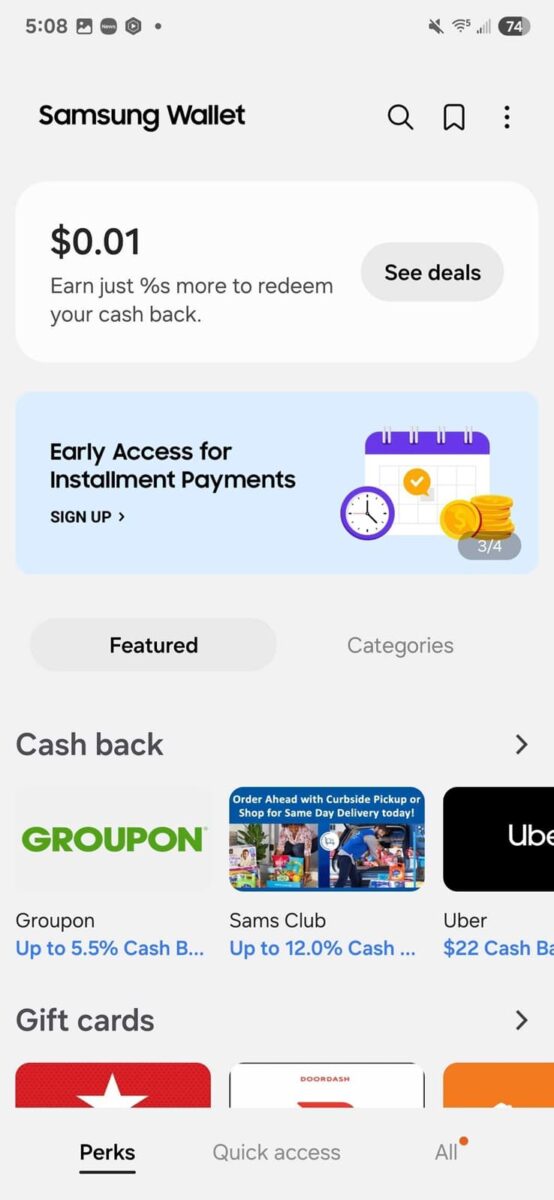 Samsung Wallet is previewing a Buy Now, Pay Later feature