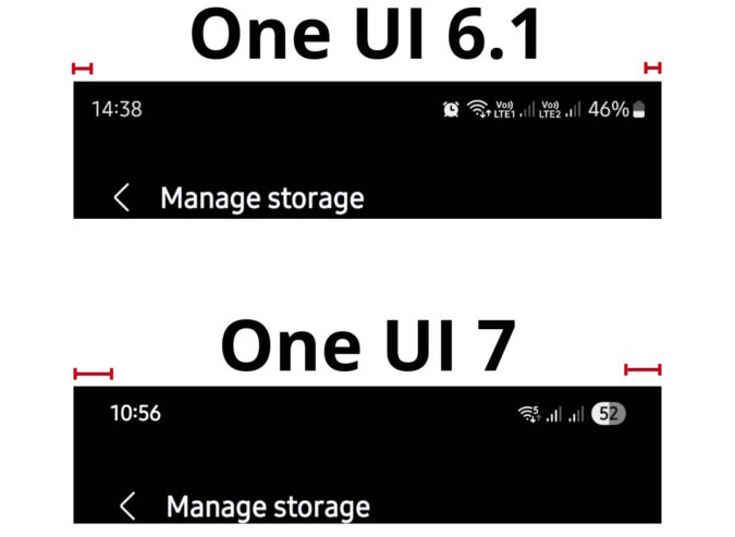 Galaxy S24 Ultra owners are annoyed by One UI 7's status bar