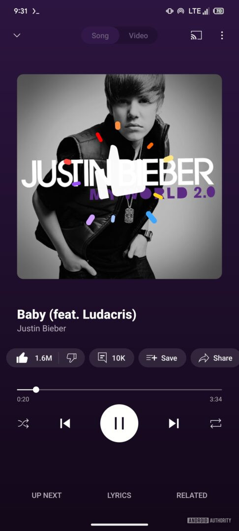 YouTube Music finally adds 'double-tap to like' gesture