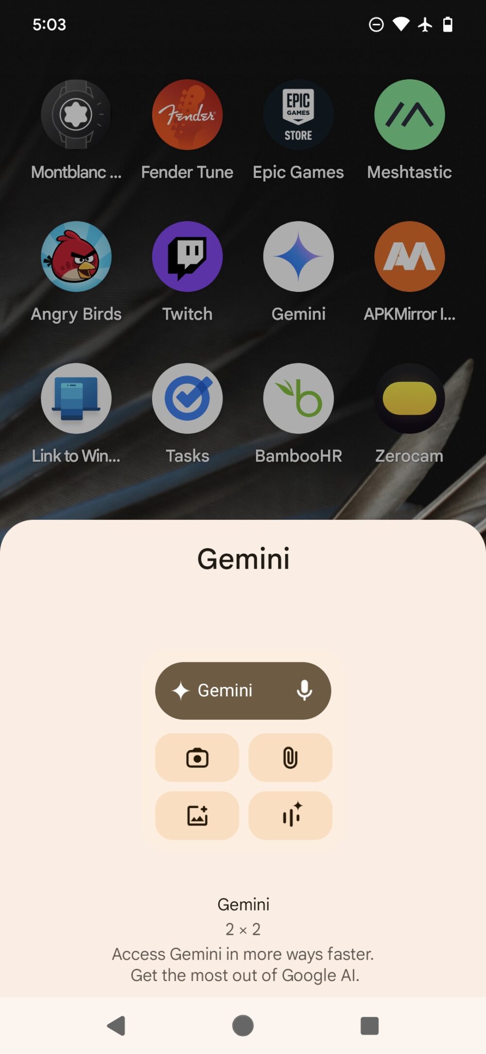 Google's got a new Gemini widget rolling out for Android - Android ...