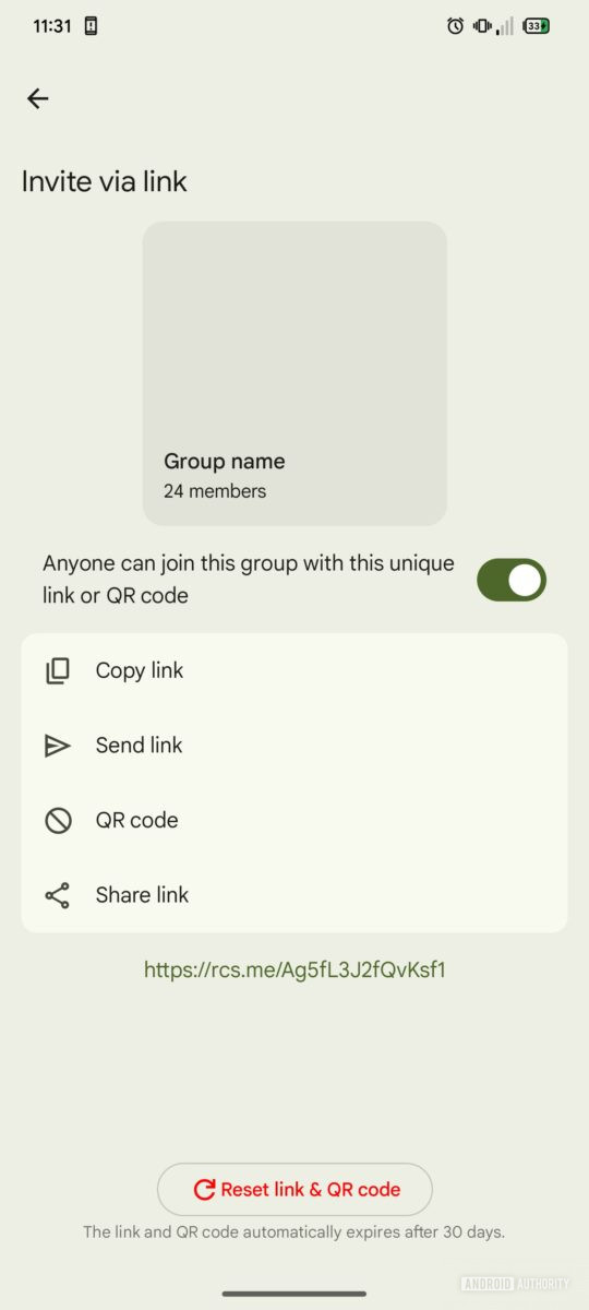 Here's how Google Messages group chat invite links will work - Android ...