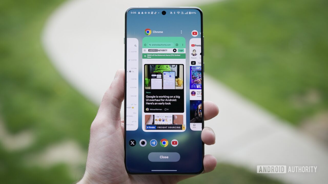 Android 16's new multitasking looks cool, but OnePlus still beats it