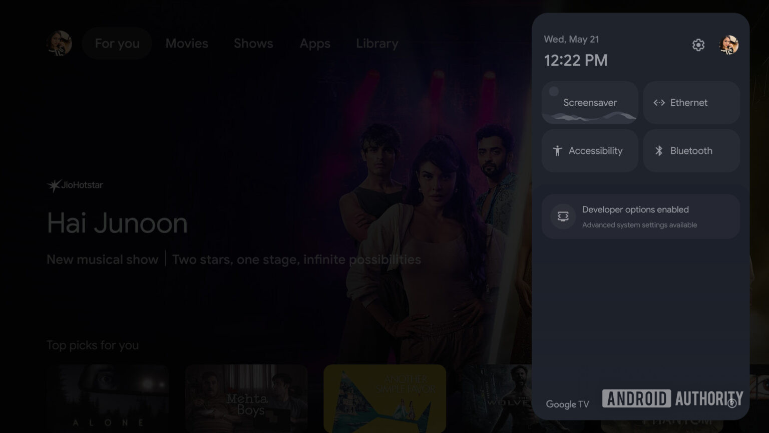This is Android 16 on Google TV in its current state - Android Authority