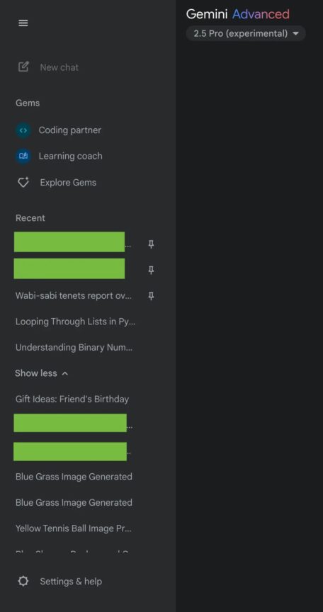 Google Gemini redesign brings infinite scrolling to chat history ...
