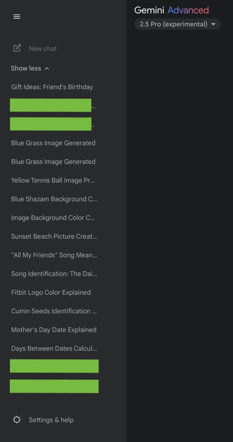 Google Gemini redesign brings infinite scrolling to chat history ...