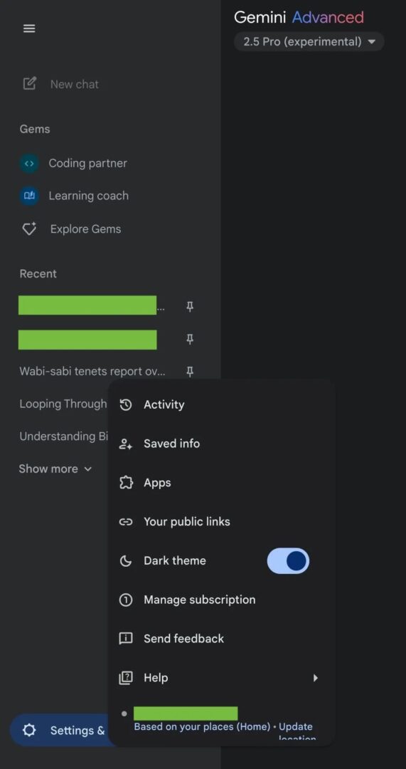 Google Gemini redesign brings infinite scrolling to chat history ...