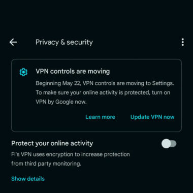 Say goodbye to Google Fi VPN and hello to VPN by Google - Android Authority