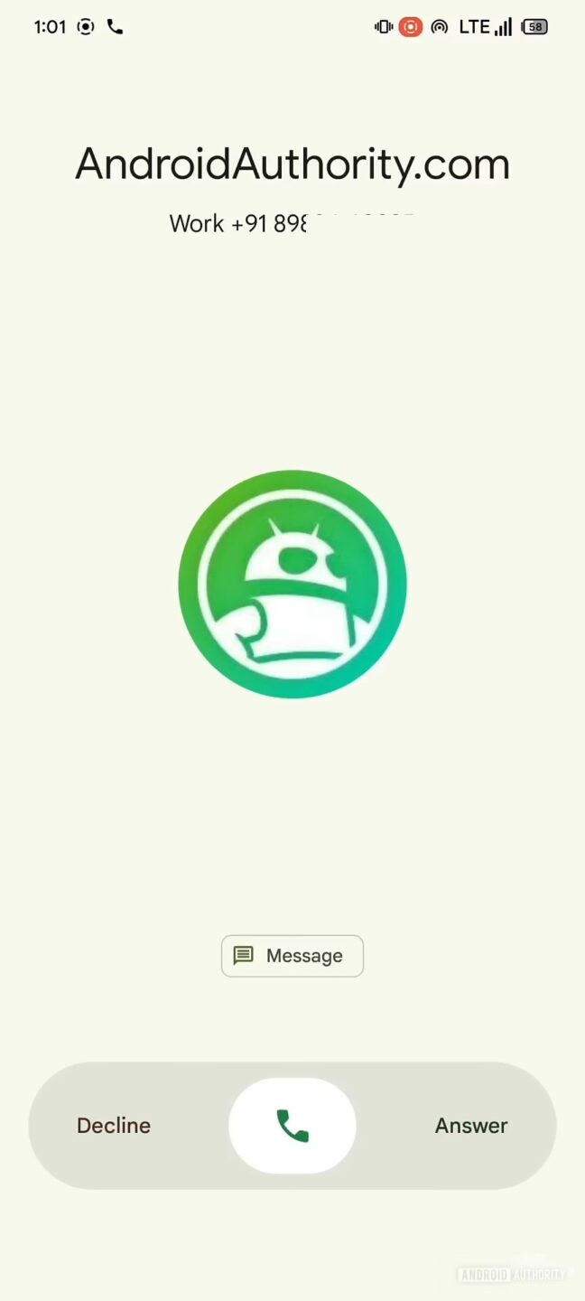 Google Phone's incoming call screen could get a facelift choice