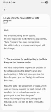 Samsung seems to be getting seriously close to releasing the One UI 8 beta