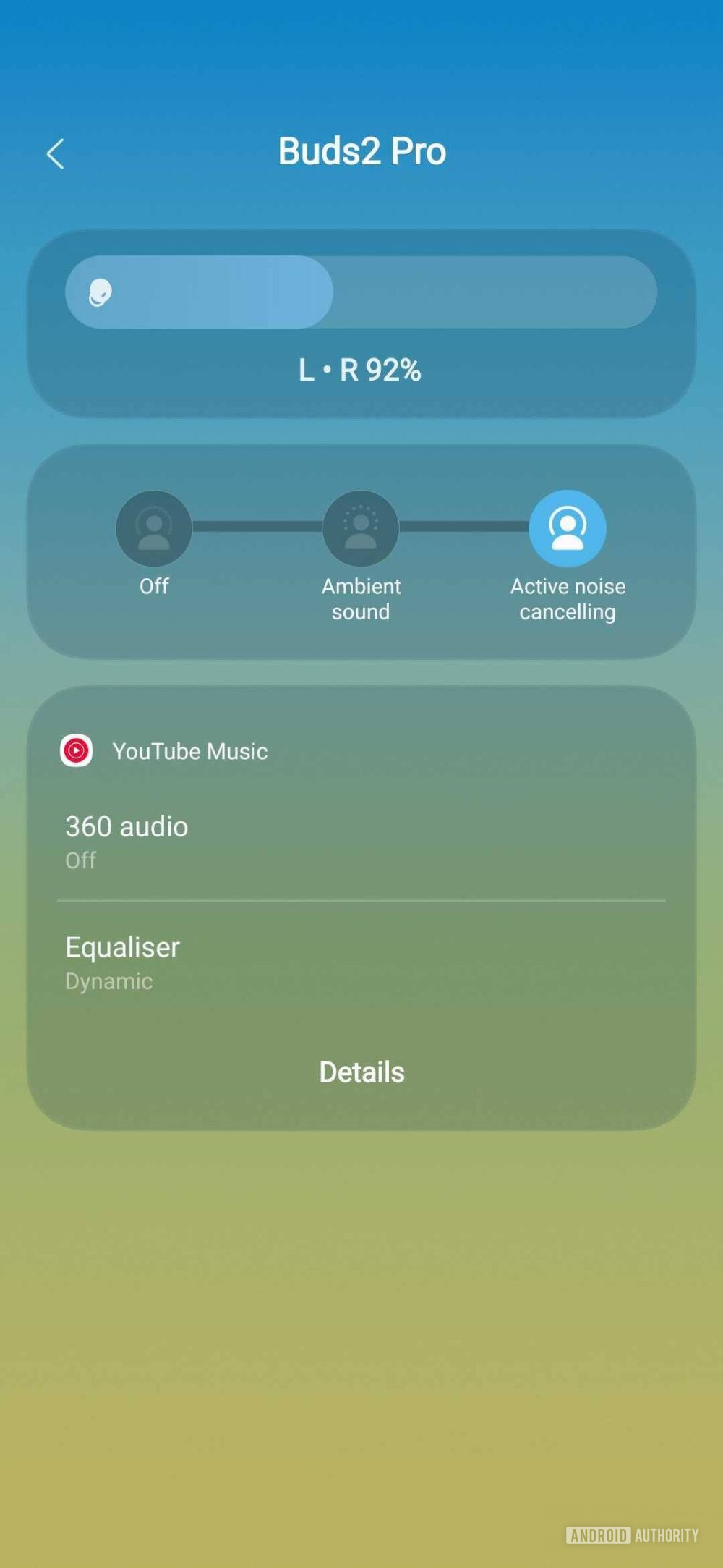 One UI 8 gives you quick access to earbud controls on the lock screen