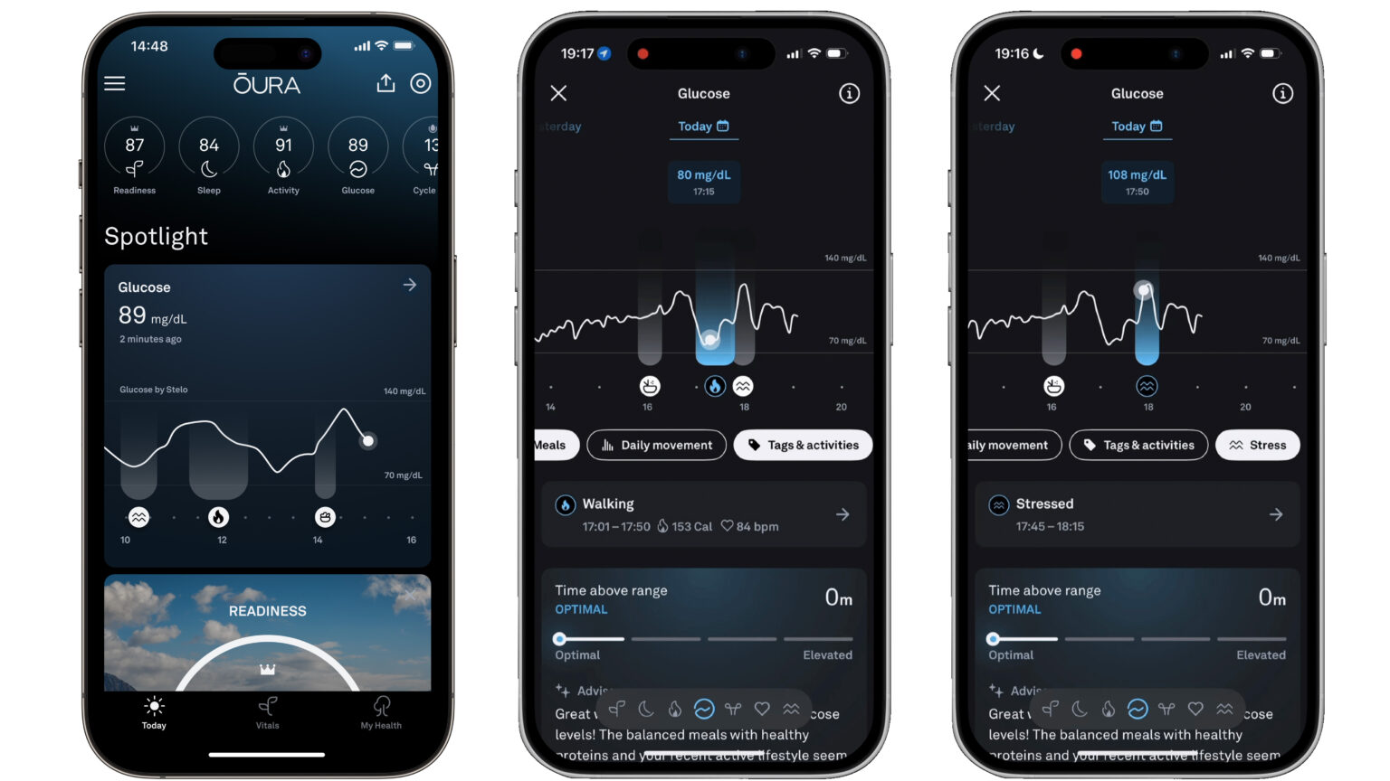 Oura brings blood glucose monitoring and more to the Oura app