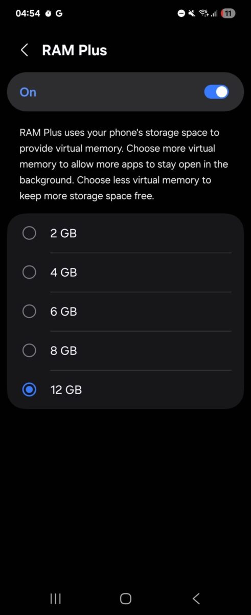 One UI 8 could let you push the limits on RAM Plus virtual memory to new heights