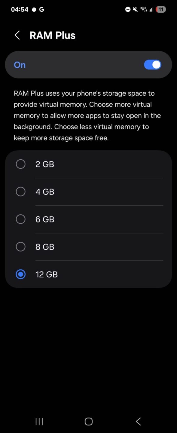 One UI 8 could let you push the limits on RAM Plus virtual memory to new heights