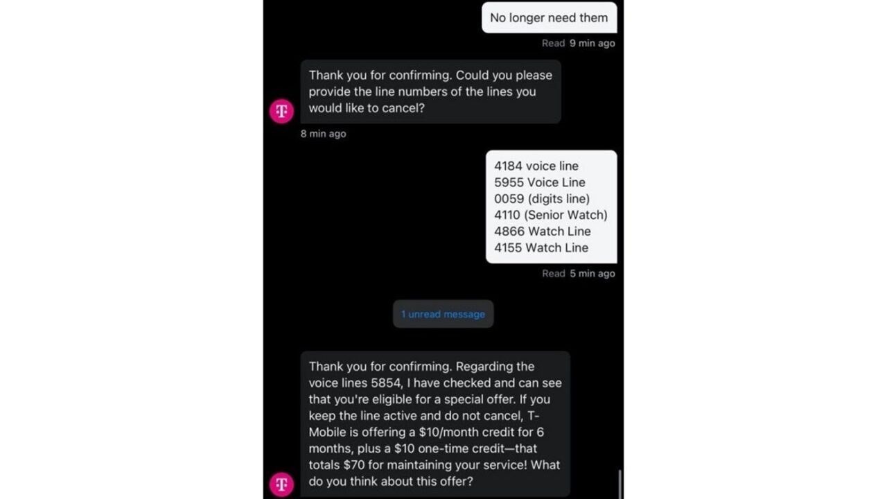 Thinking of leaving T-Mobile? You may get a good retention offer ...