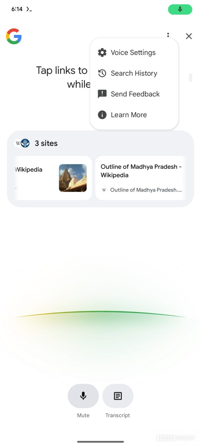 First look: Google AI Mode Live (screens & video) - Android Authority