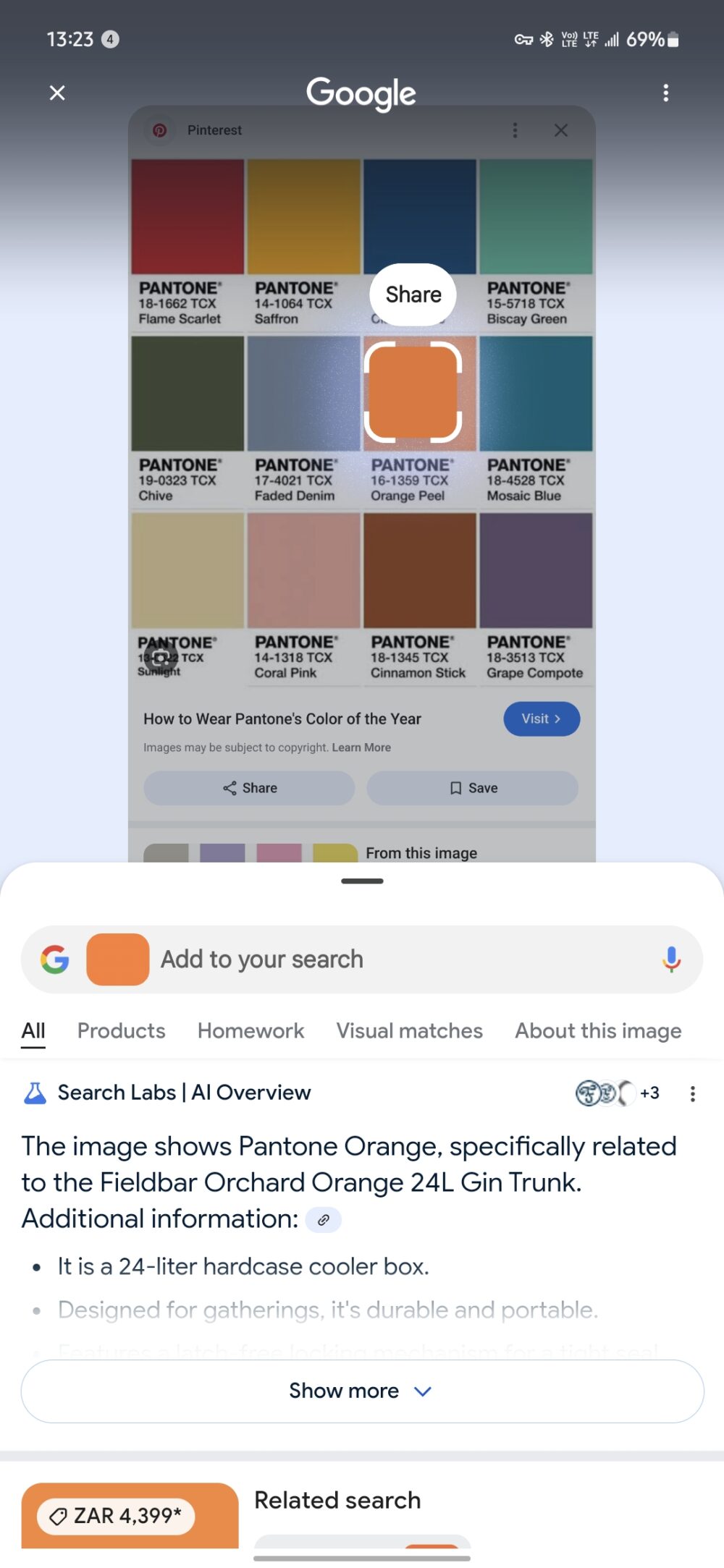 Circle to Search has a hidden trick every color lover should know about