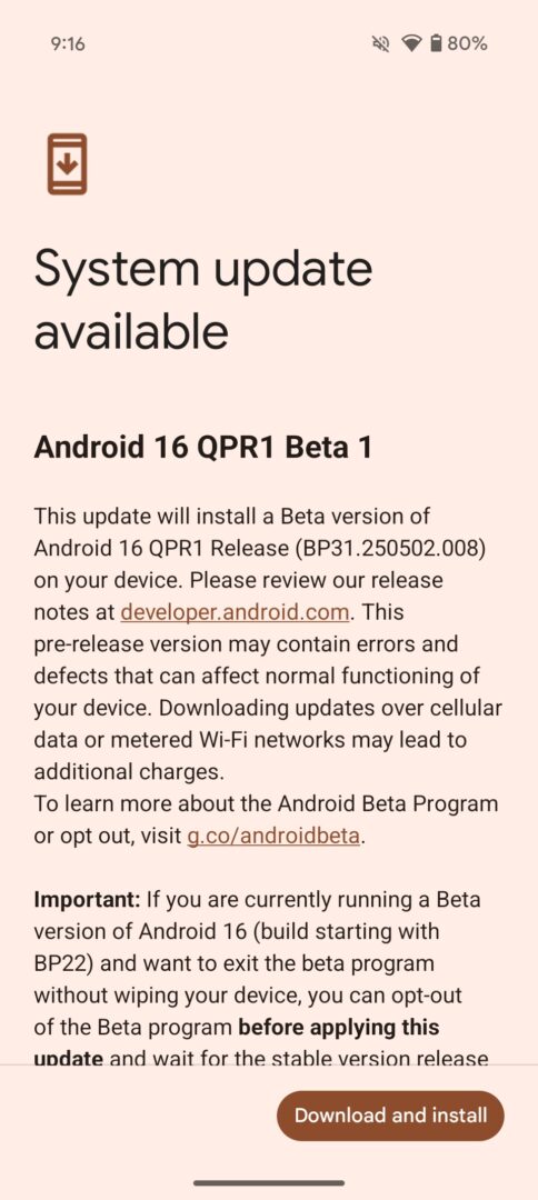 Want the Android 16 QPR1 Beta? Here's how to download it
