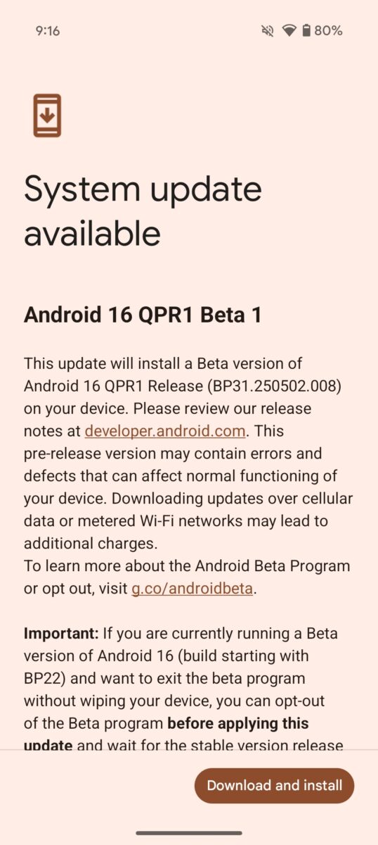 Want the Android 16 QPR1 Beta? Here's how to download it