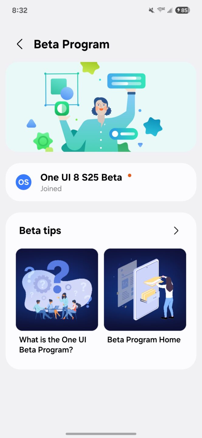 How to download the One UI 8 beta on your Galaxy S25 right now
