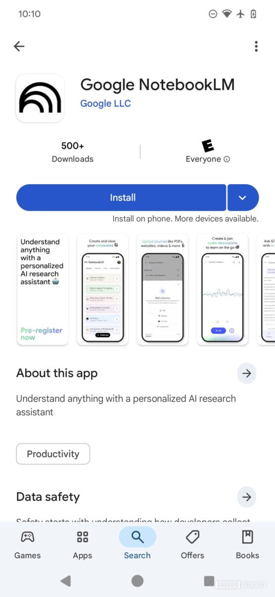 Now's your chance to install the NotebookLM app for Android - Android ...