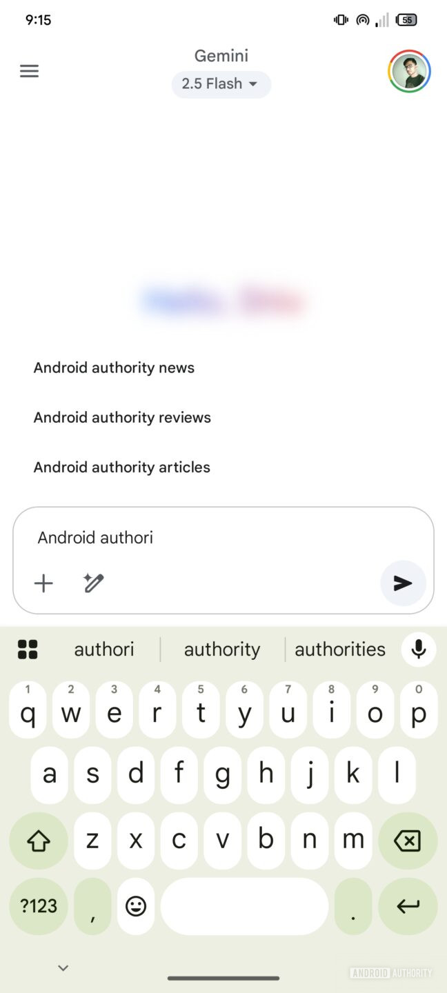 Gemini for Android may soon get autocomplete for search queries