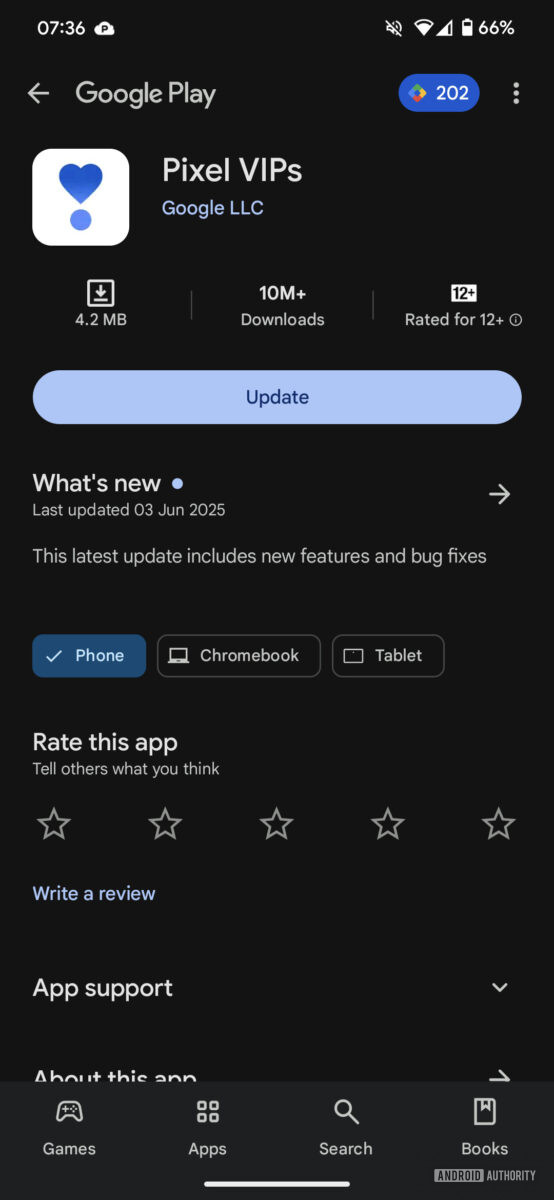 Pixel VIPs app makes an early appearance on the Play Store - Android Authority