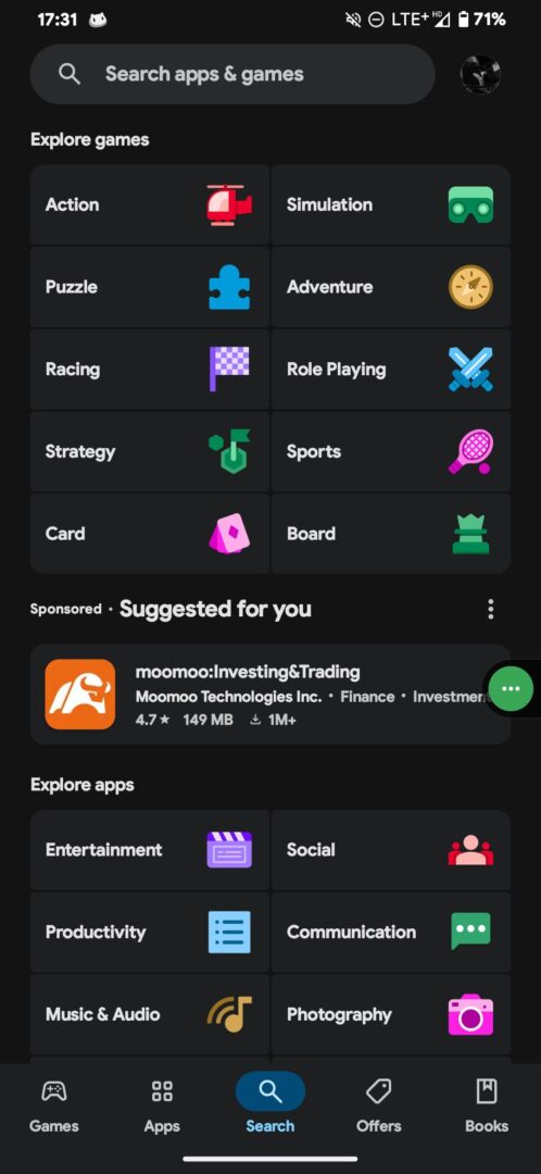 Play Store's search tab is getting a colorful Material 3 Expressive refresh
