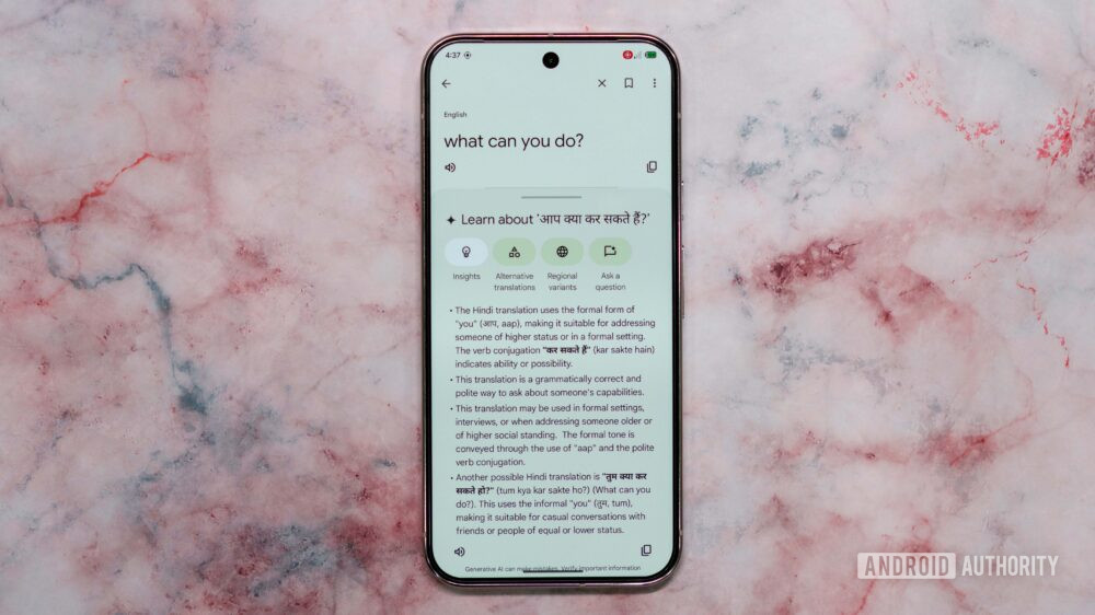 Google Translate is testing a revamped UI for its new features