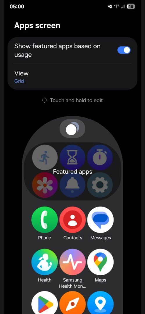 One UI 8 Watch introduces a smarter app layout for Galaxy watches