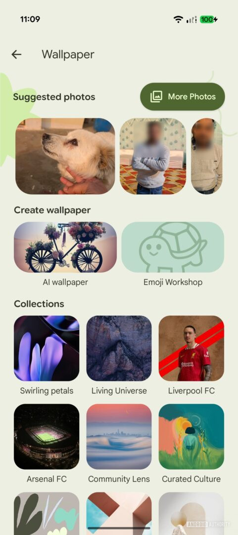 Android 16 QPR1 will suggest photo wallpapers from Google Photos