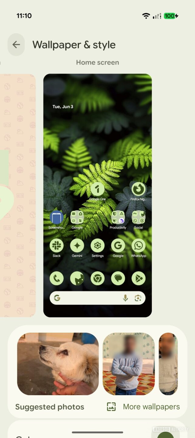 Android 16 QPR1 will suggest photo wallpapers from Google Photos