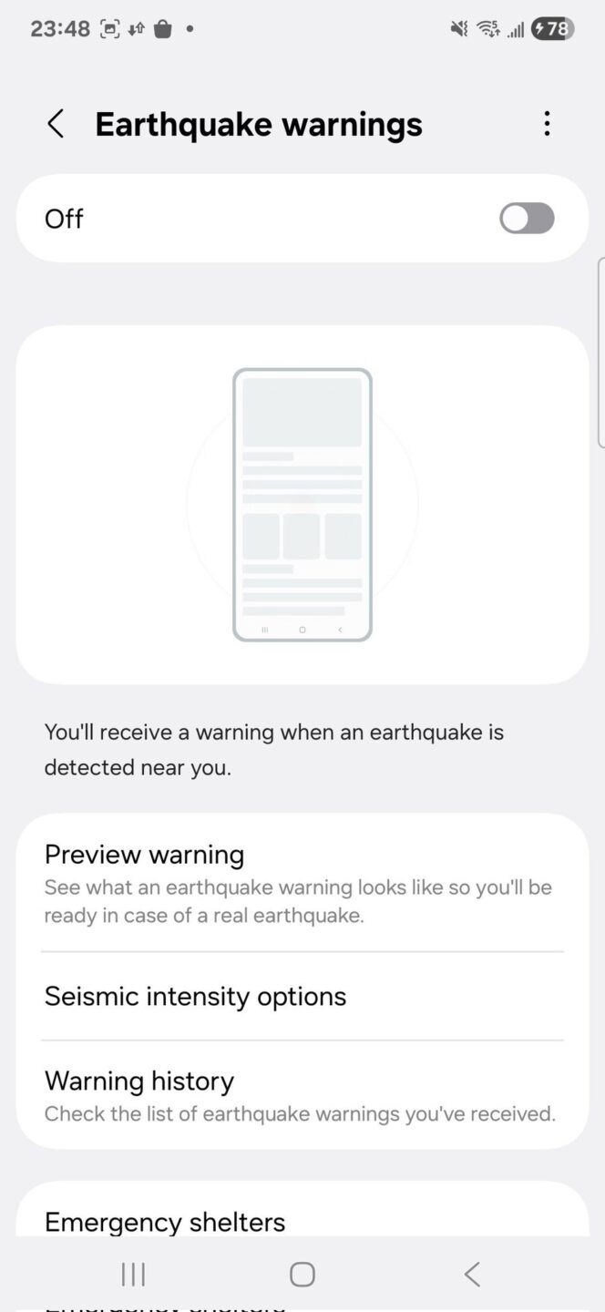 Samsung's upcoming earthquake warning system goes beyond what Google ...