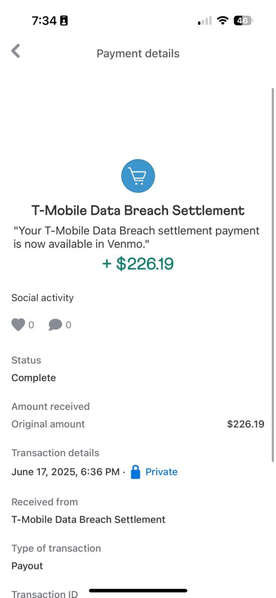 Received $56 or $226 from T-Mobile or Kroll? Here's why it's legit