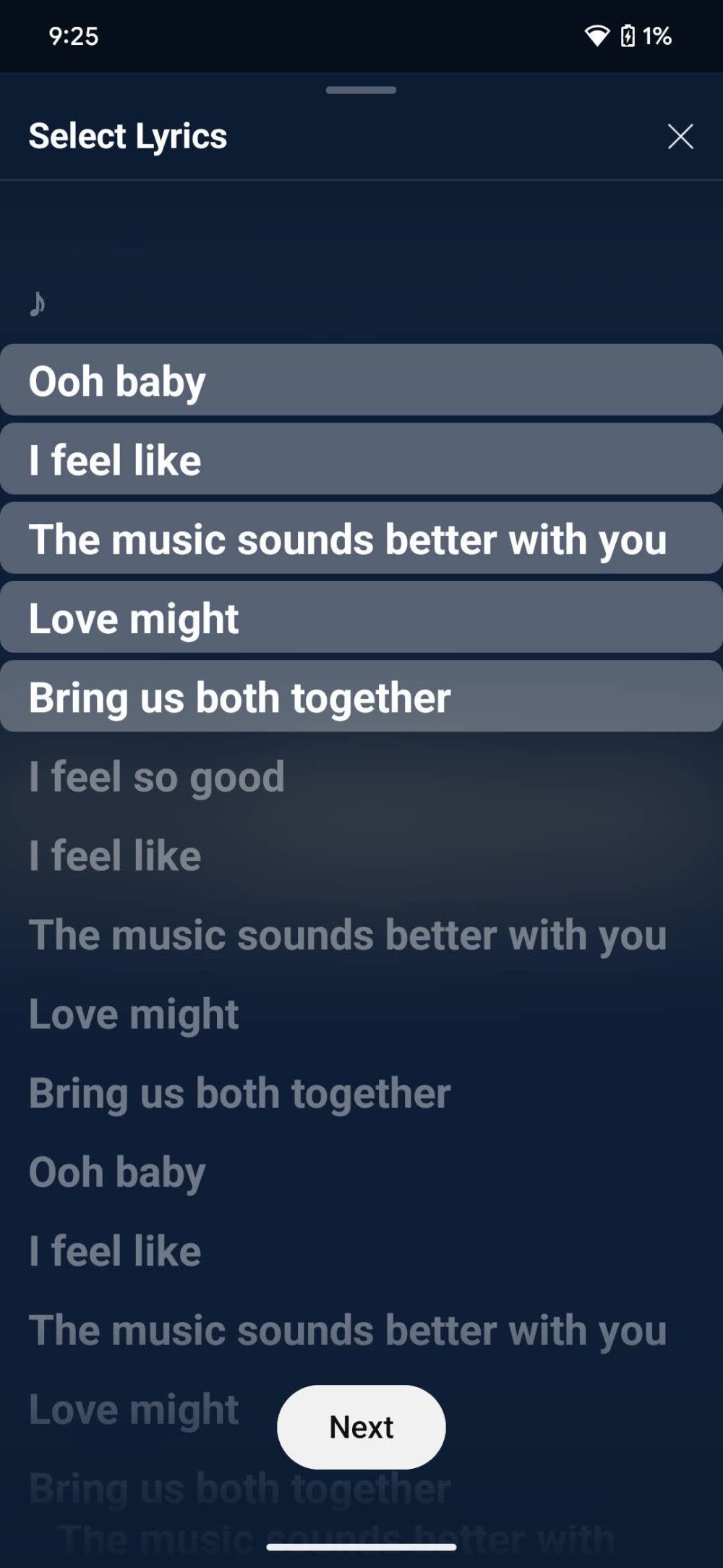 YouTube Music's new lyrics sharing feature is finally reaching more users