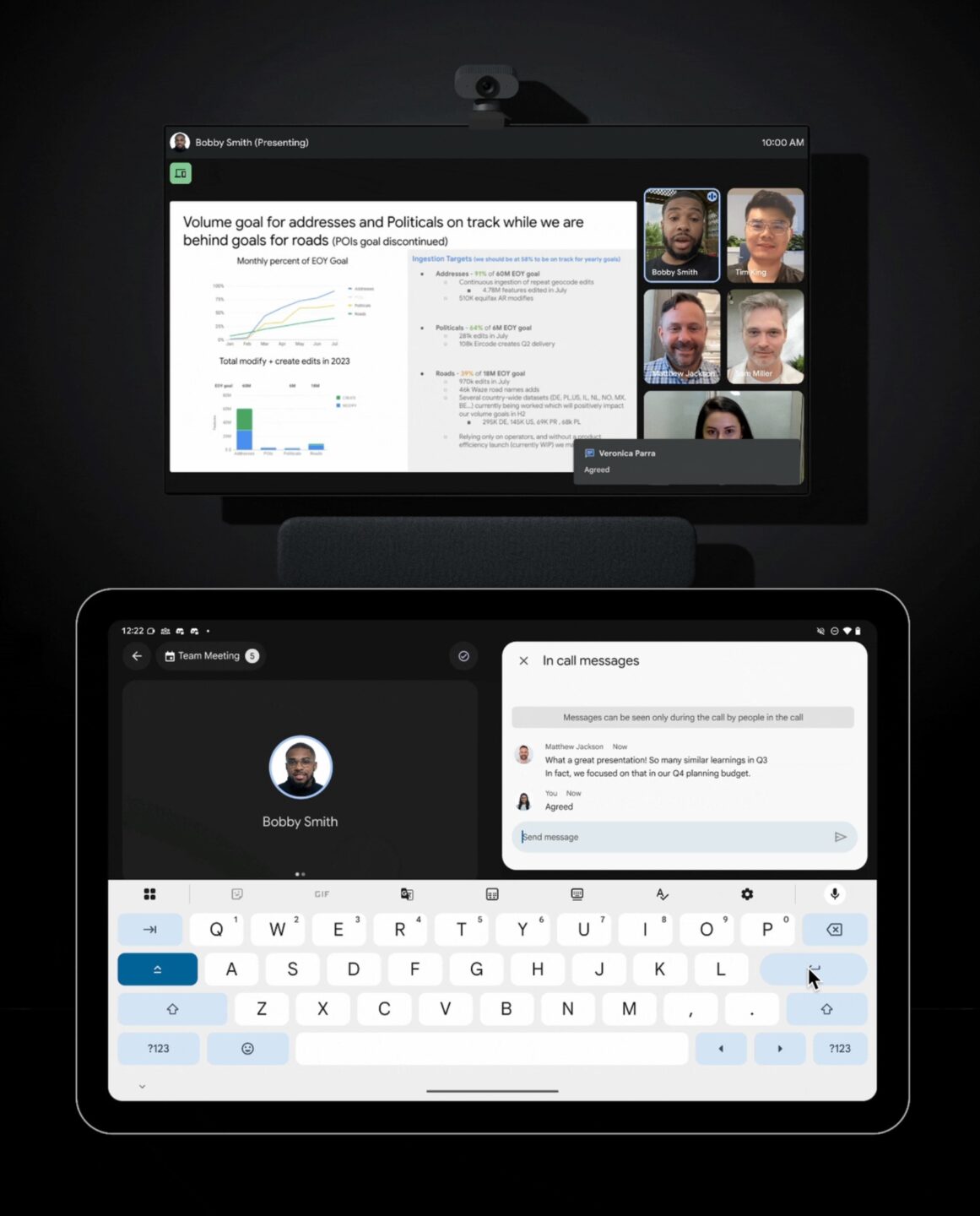 Google finally brings tablet support to Meet Companion mode - Android ...