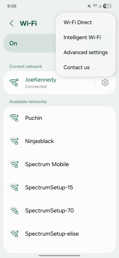Your Samsung phone has a secret Wi-Fi menu. Here's how to find it