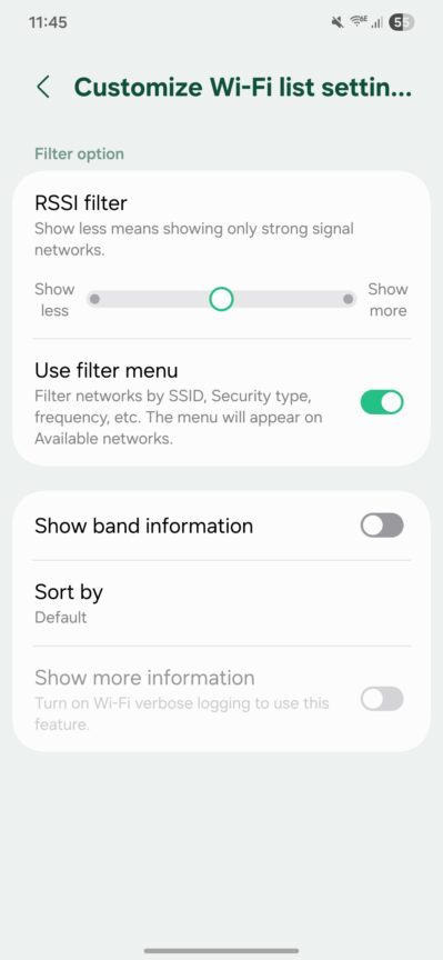 Your Samsung phone has a secret Wi-Fi menu. Here's how to find it