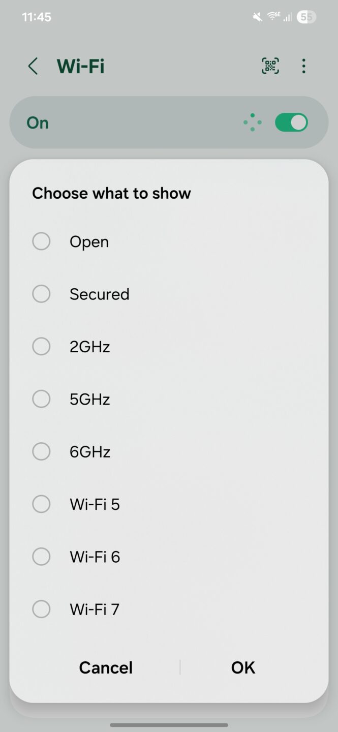 Your Samsung phone has a secret Wi-Fi menu. Here's how to find it