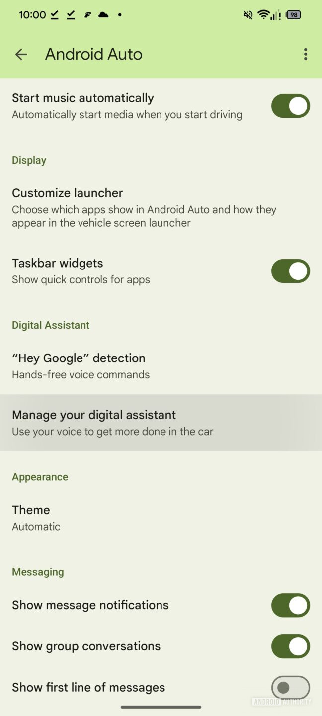 Android Auto begins erasing Assistant as Gemini prepares for takeover