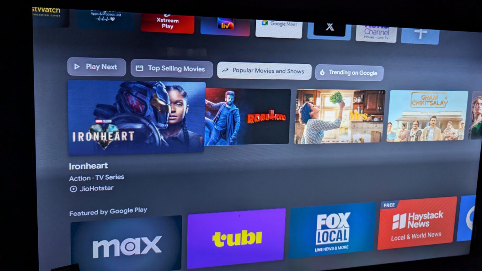 Android TV gets updated with more home screen content tabs