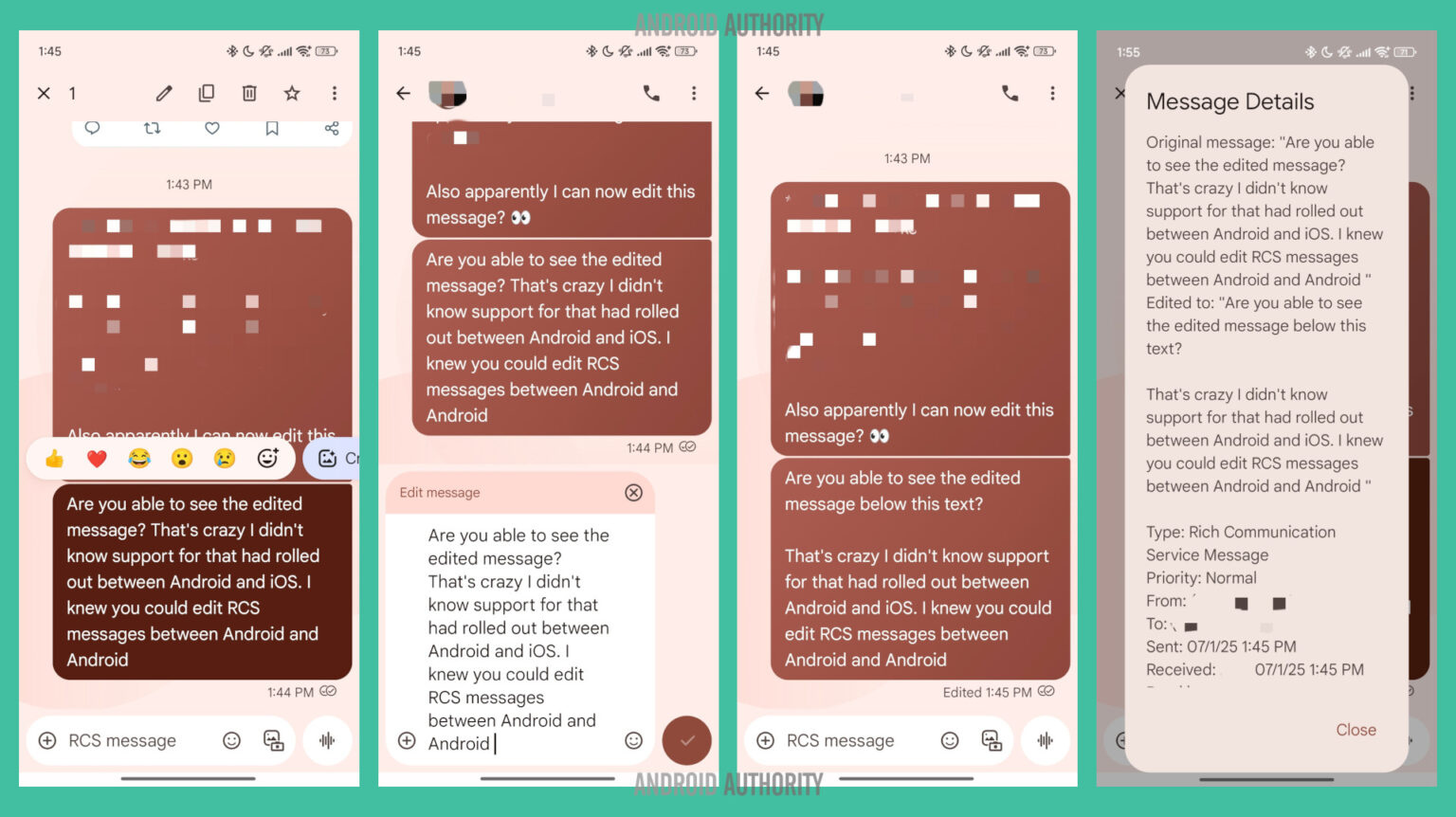 Android users can finally edit messages sent to iPhones, but there's a catch - Android Authority
