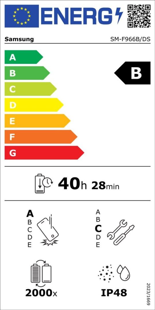 Early look at EU energy labels suggest no IP rating upgrade for Galaxy ...