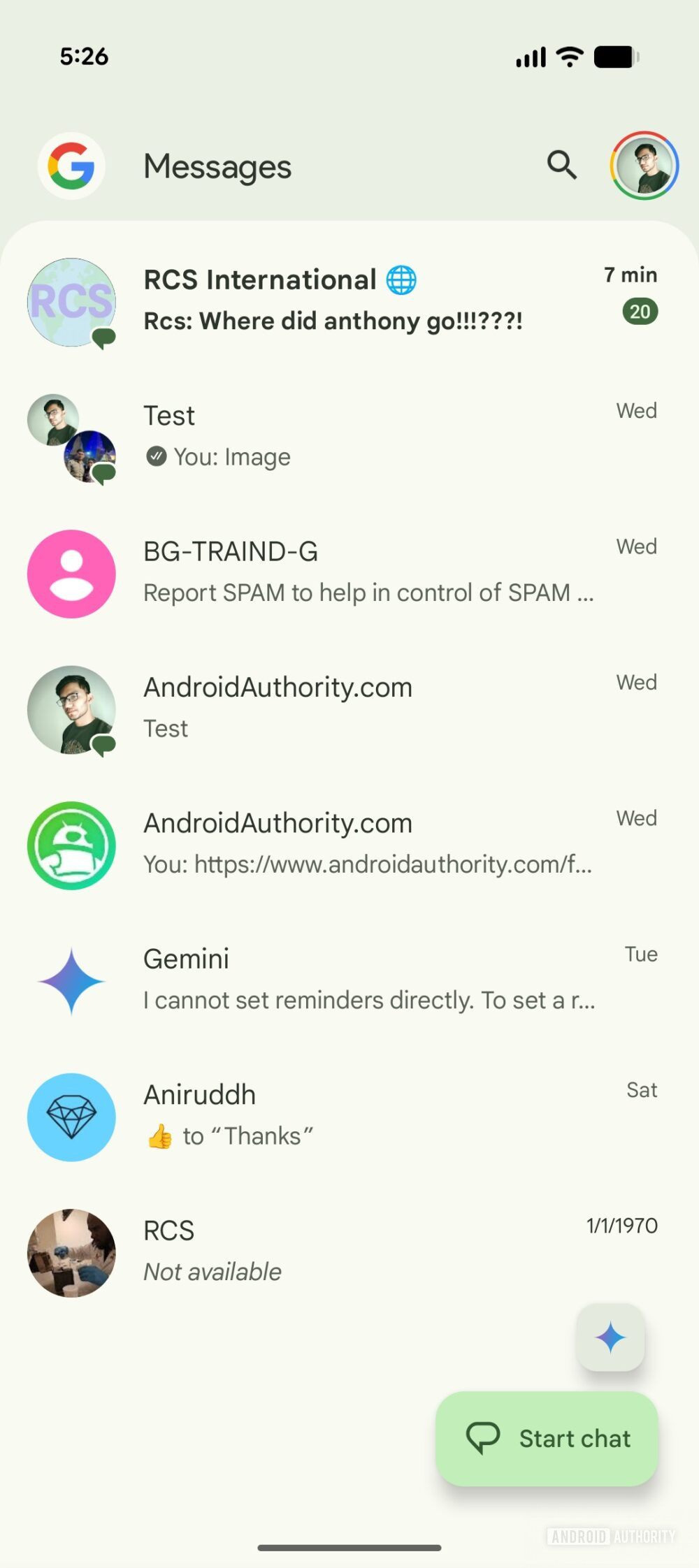 Google may be removing its iconic 'G' logo from Messages
