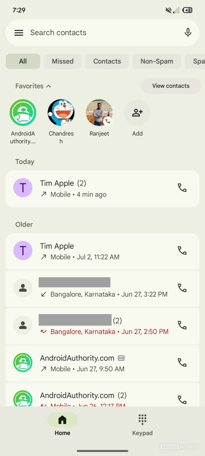 Google Phone app could get more Material 3 Expressive changes