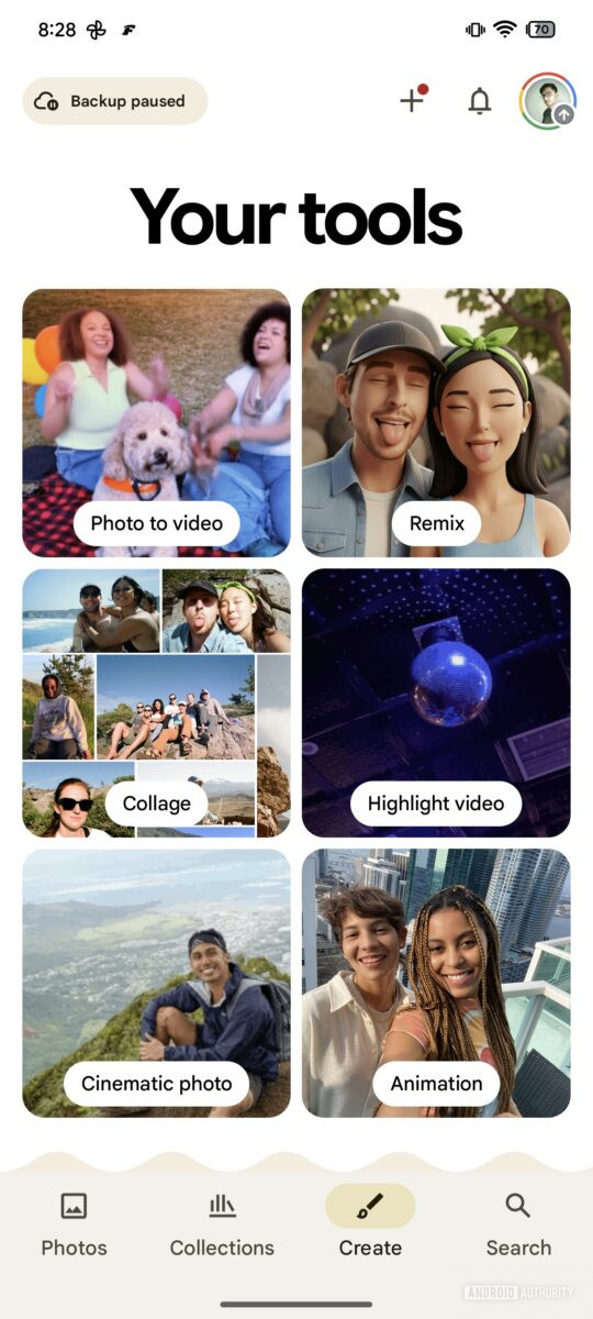 Google Photos' persistent faces row could make searching easier