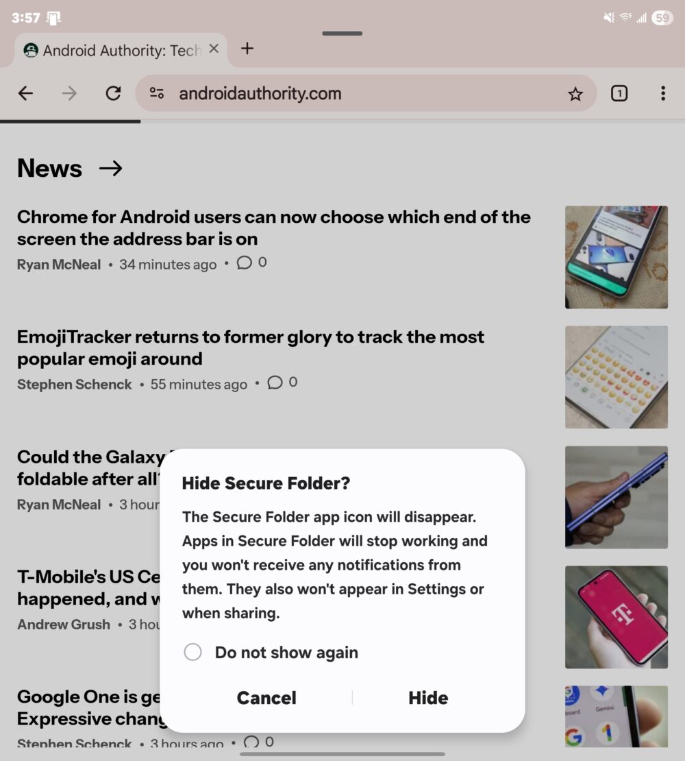 Samsung fixes the Secure Folder flaw that let anyone see what apps you're hiding - Android Authority